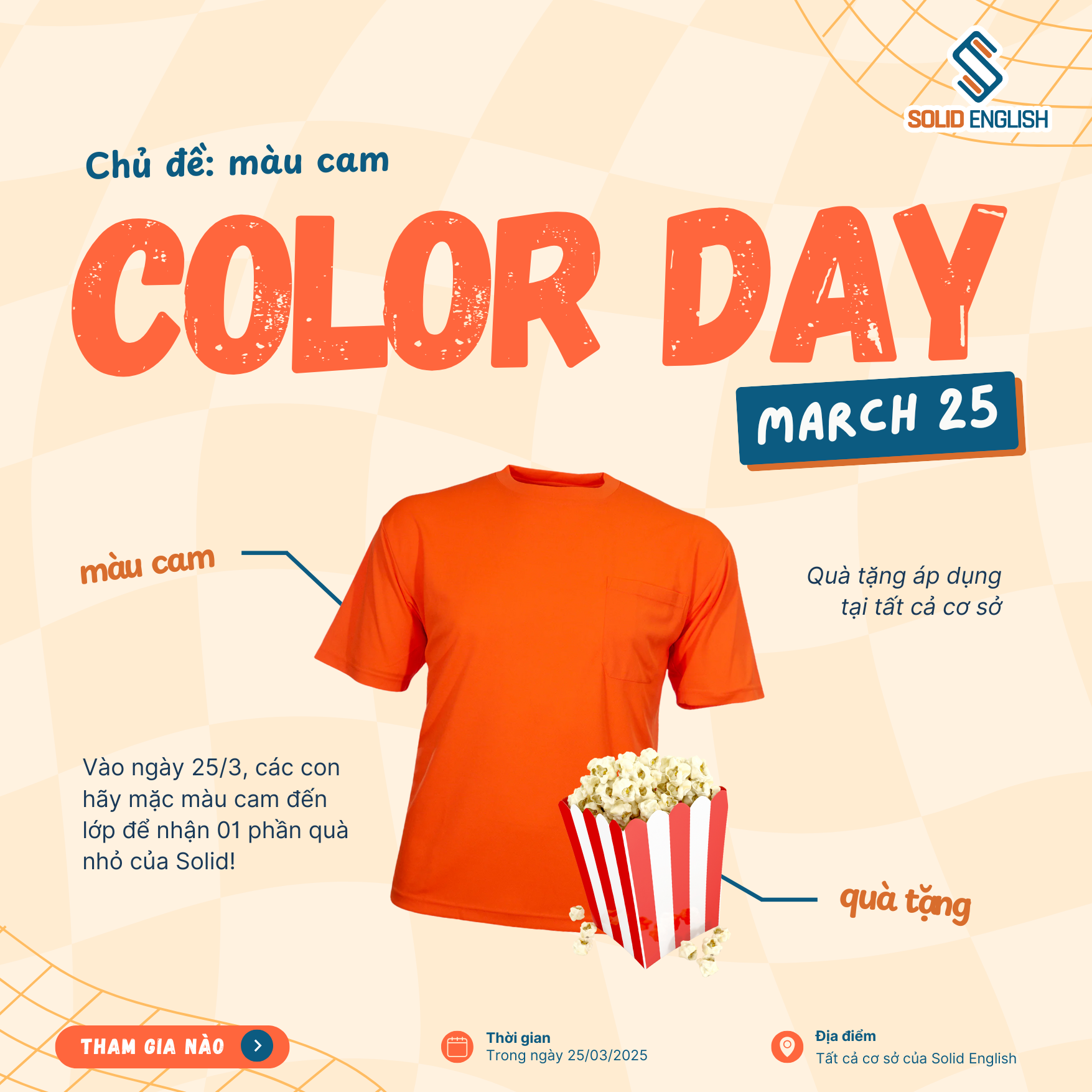 CHÀO MỪNG COLOR DAY 25/03: ĐÓN NẮNG LÊN VỚI SẮC CAM RỰC RỠ CỦA SOLID ...