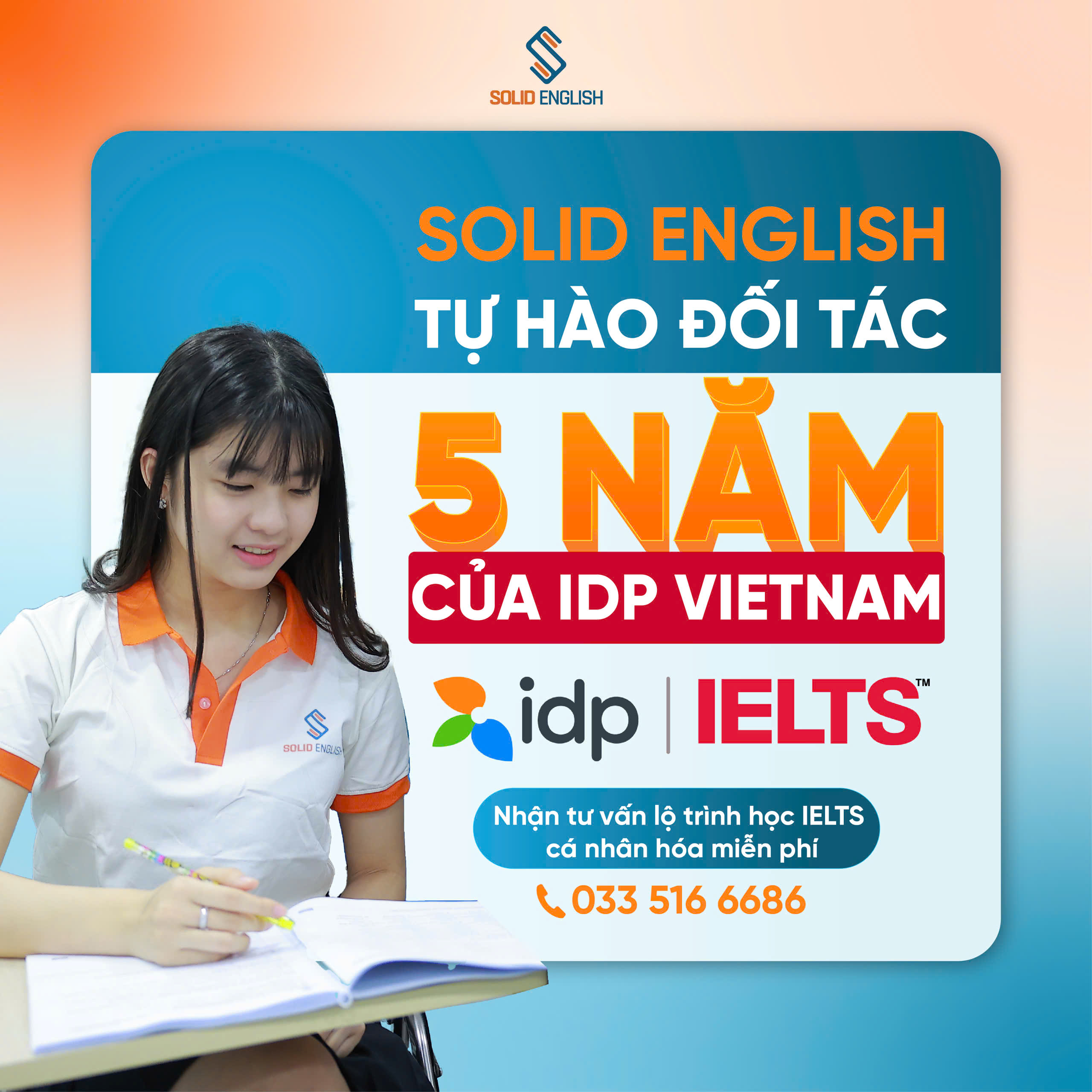 SOLID ENGLISH – TỰ HÀO ĐỐI TÁC 5 NĂM CỦA IDP VIETNAM - Solid English ...